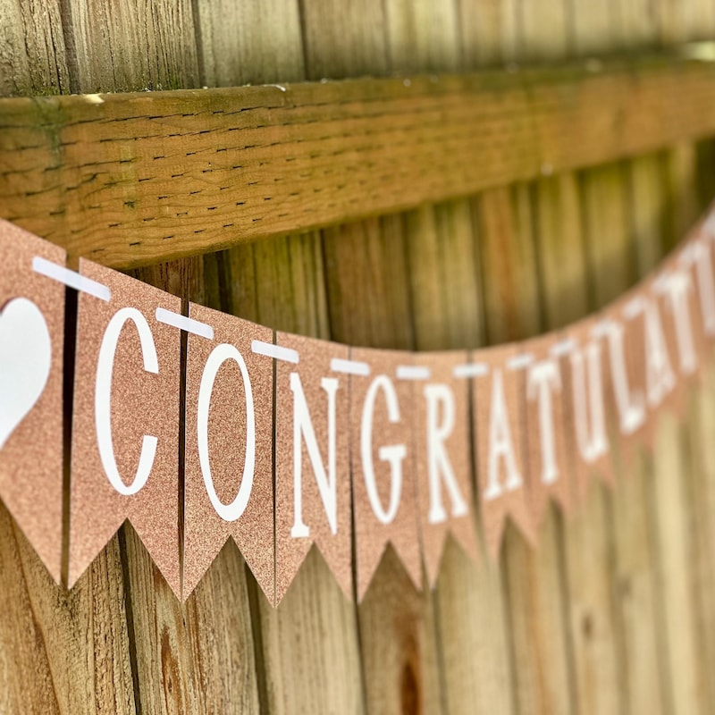 Congratulations Banner - Etsy