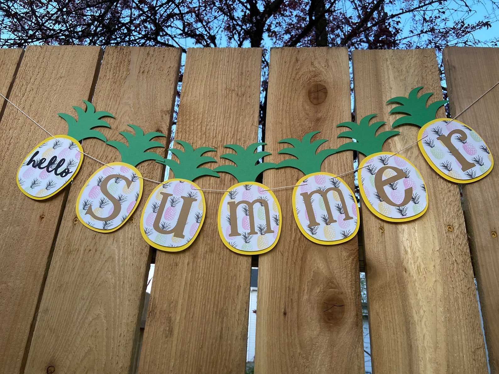 Hello Summer Banner Summer Decoration Summer Banner - Etsy