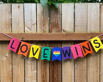 Happy Pride Month Banner LGBTQ Pride Rainbow PRINTABLE Sign - Etsy