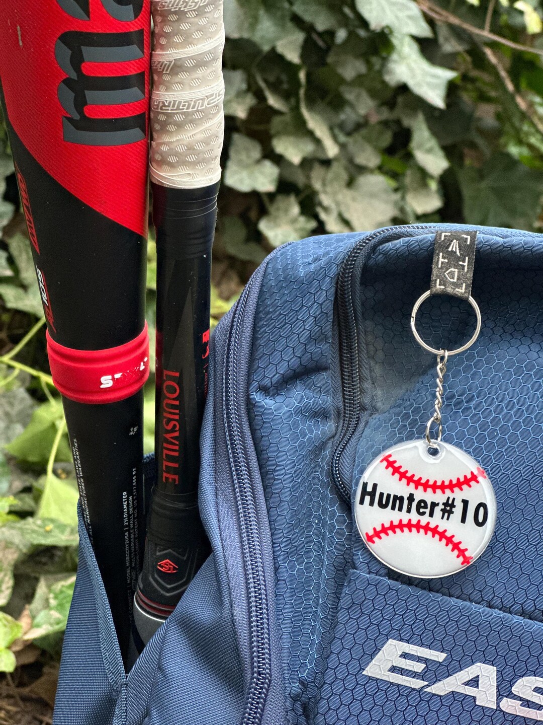 Baseball Bag Tag, Baseball Themed Name Tag, Custom Name Tags for ...