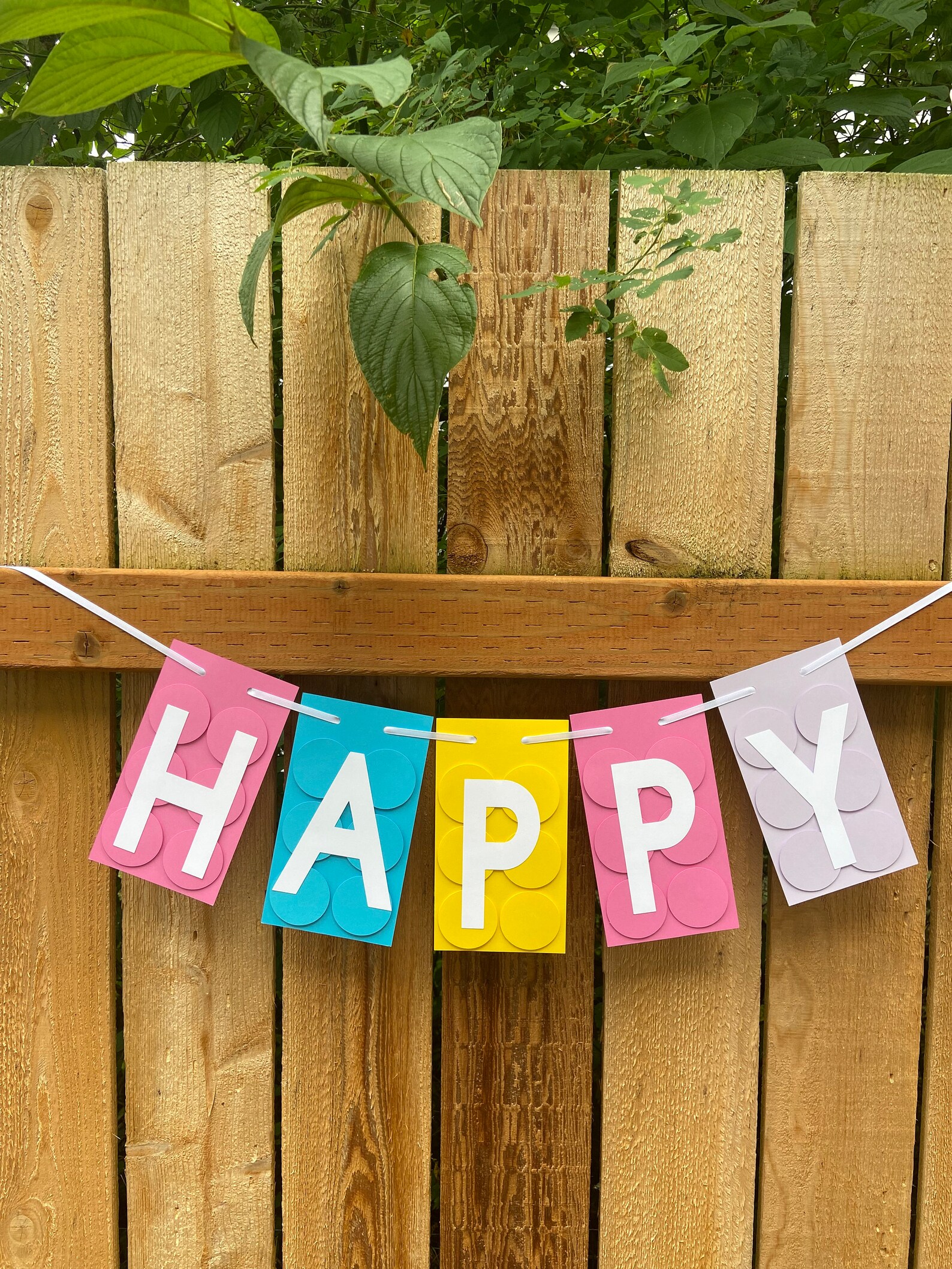 Building Blocks Banner Happy Birthday Banner Party Décor - Etsy