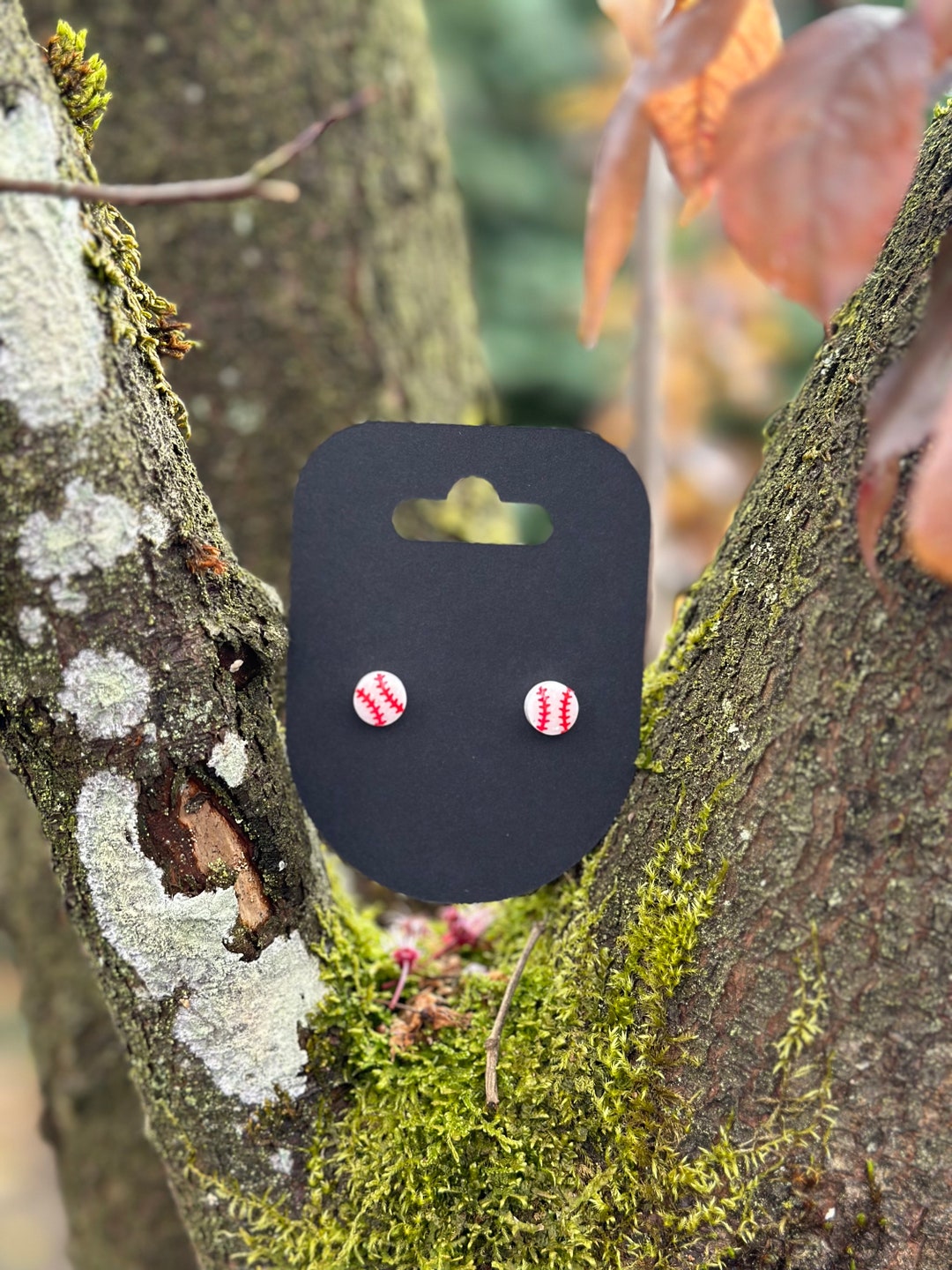 Baseball Stud Earrings, Mini Baseball Earring Studs, Baseball Earrings ...