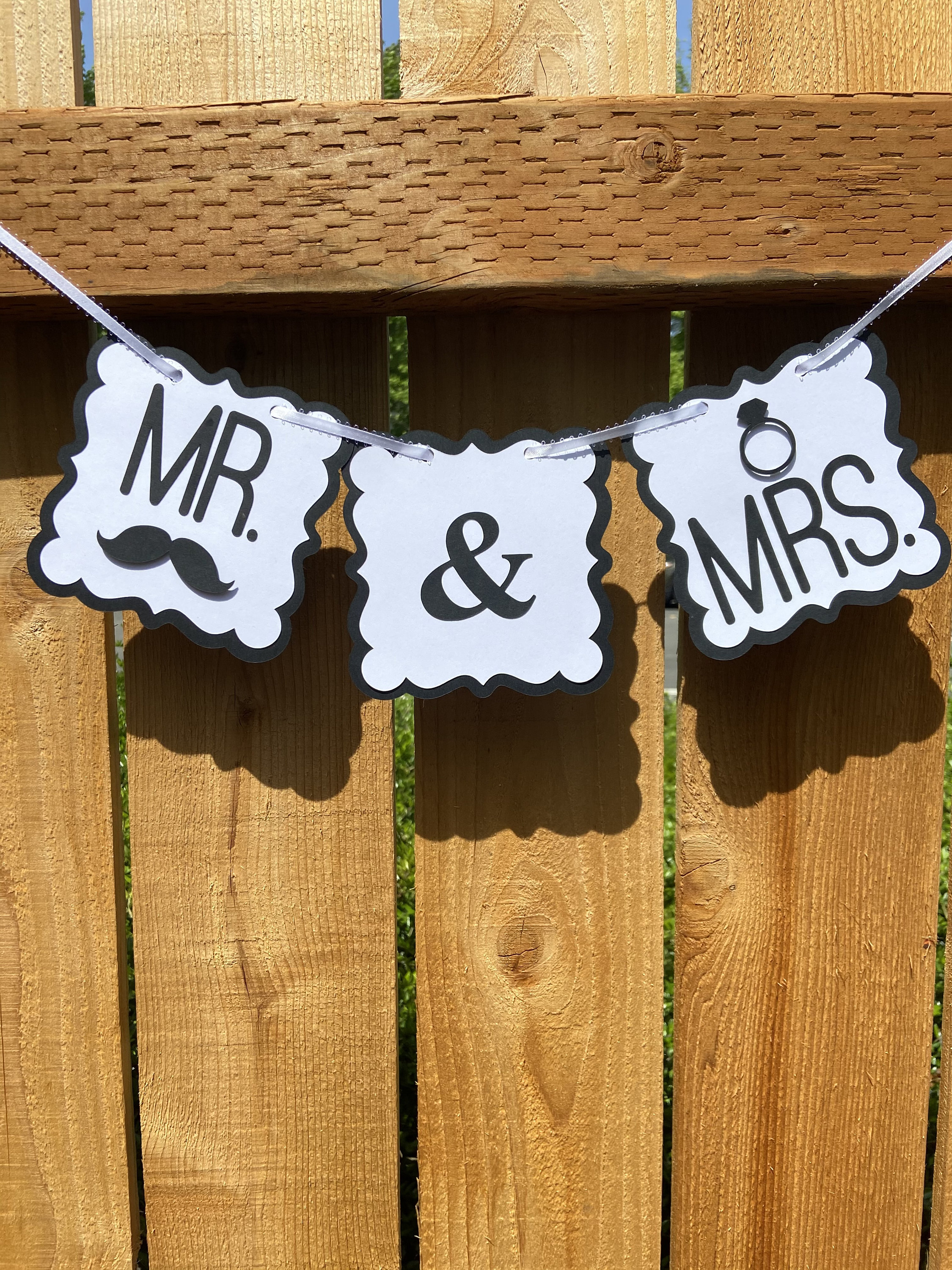 Mr. & Mrs. Banner Wedding Banner Wedding decoration Mr and | Etsy