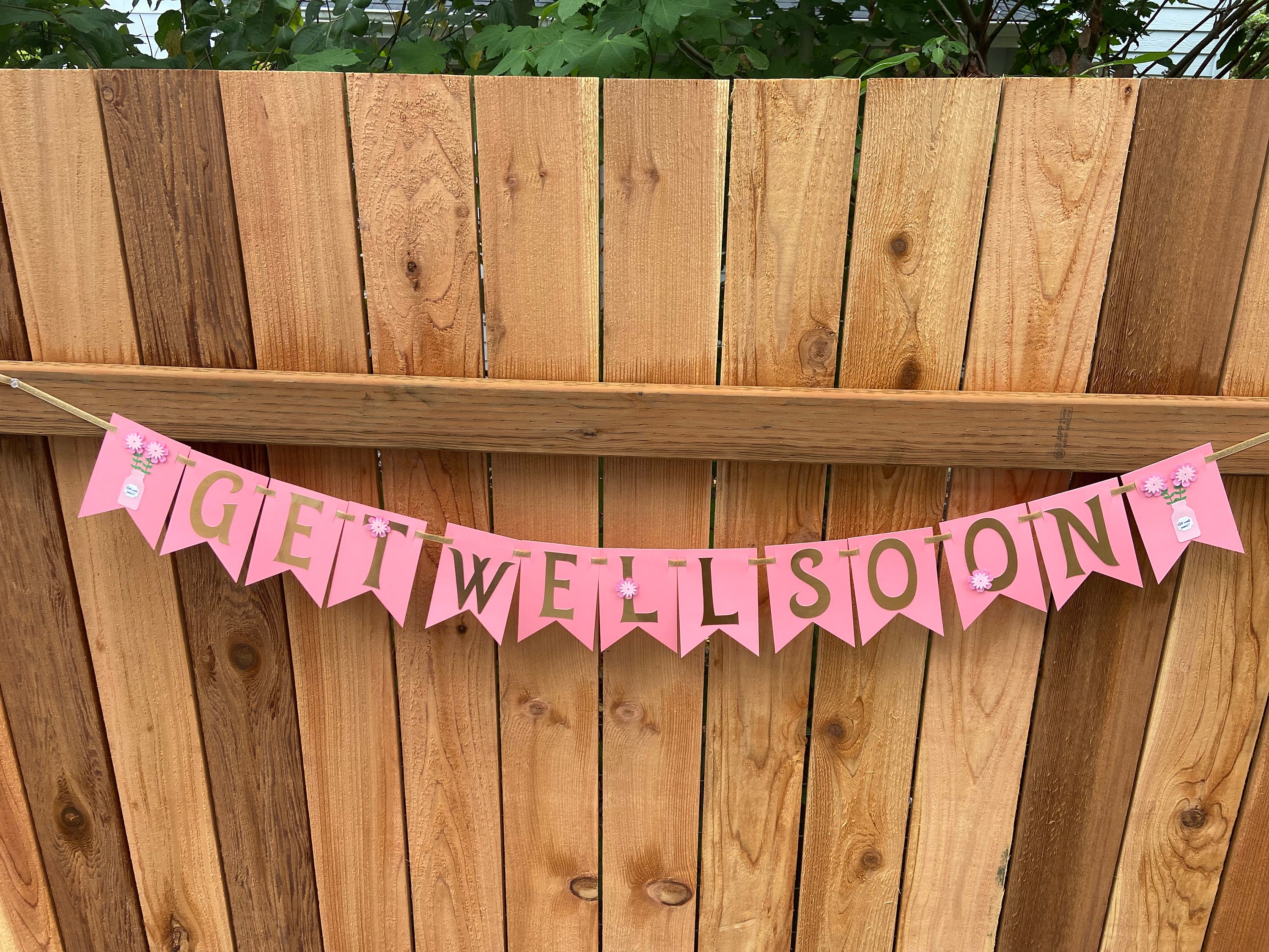 Get Well Soon Banner Get Well Banner Get Well Soon Garland | Etsy