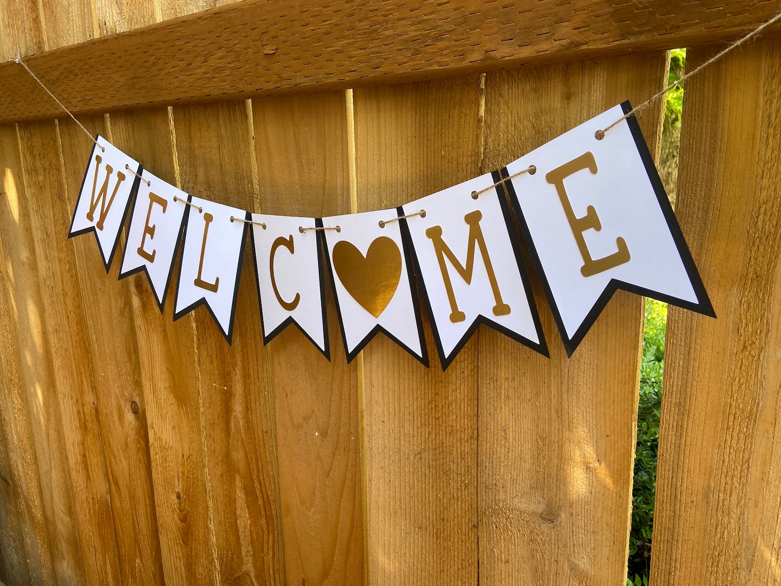 Welcome Banner Welcome Heart Banner Welcome garland Welcome | Etsy