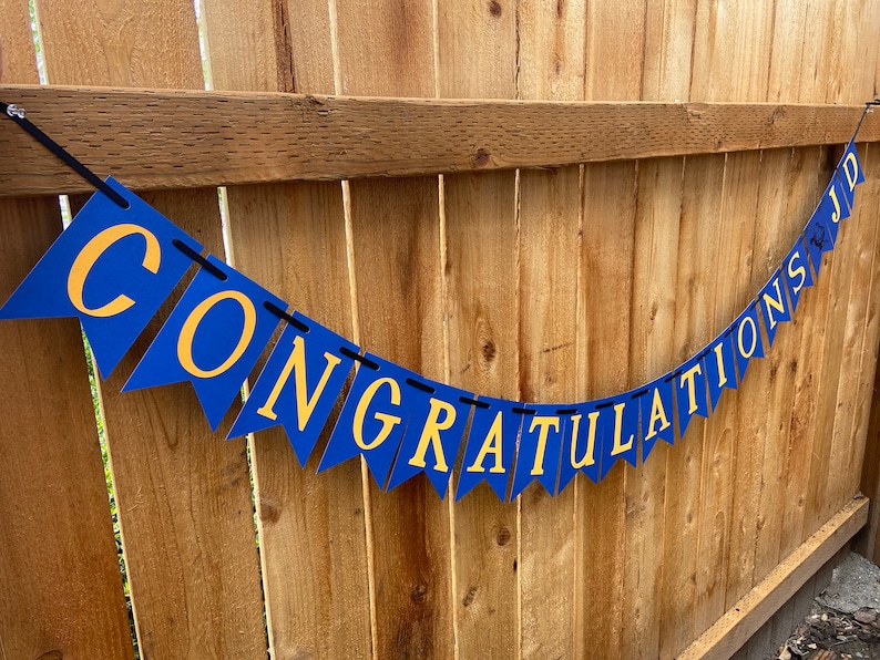 Congratulations Banner Personalized Congratulations Banner | Etsy