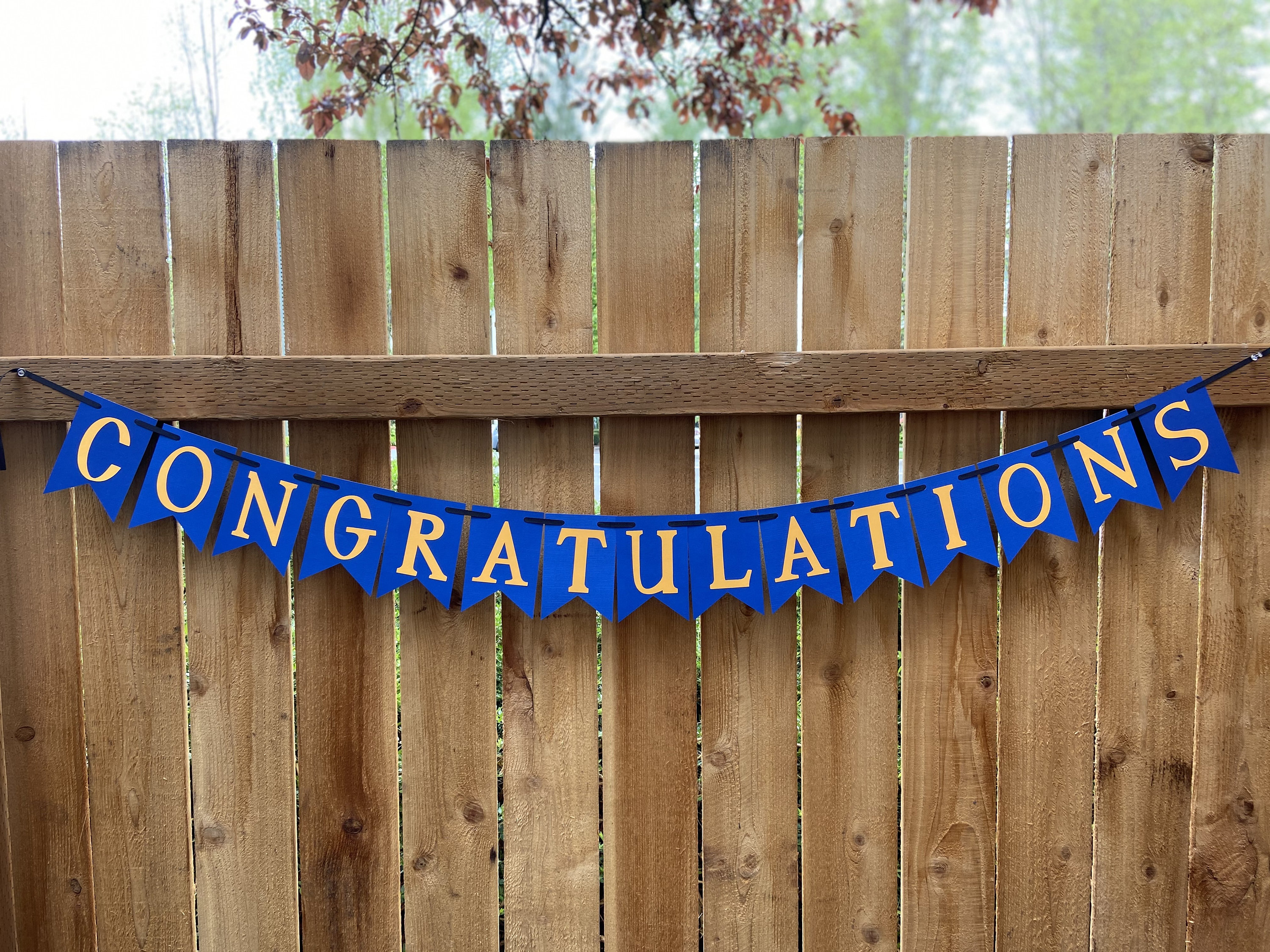 Congratulations Banner Personalized Congratulations Banner | Etsy