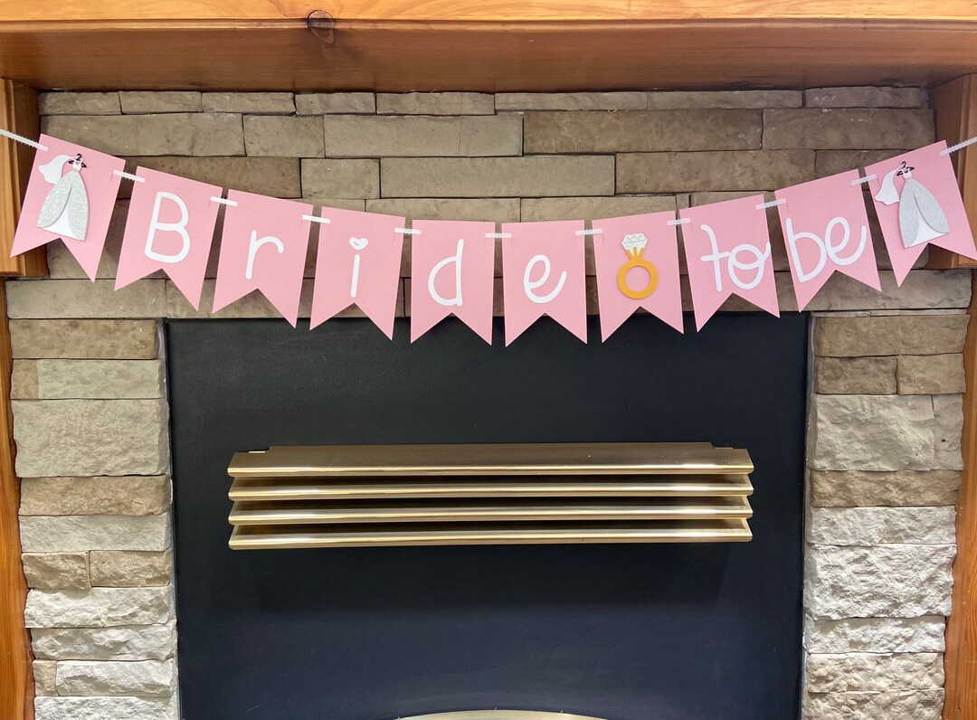 Banner, Bride to Be, Bridal Shower Banner, Wedding Banner, Bride to Be ...