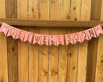 Get Well Banner - Etsy