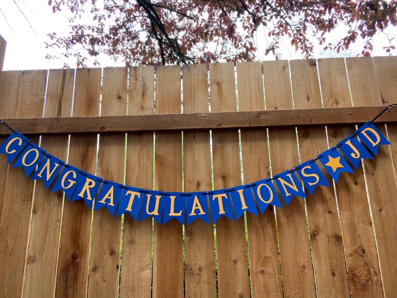 Congratulations Banner Personalized Congratulations Banner | Etsy