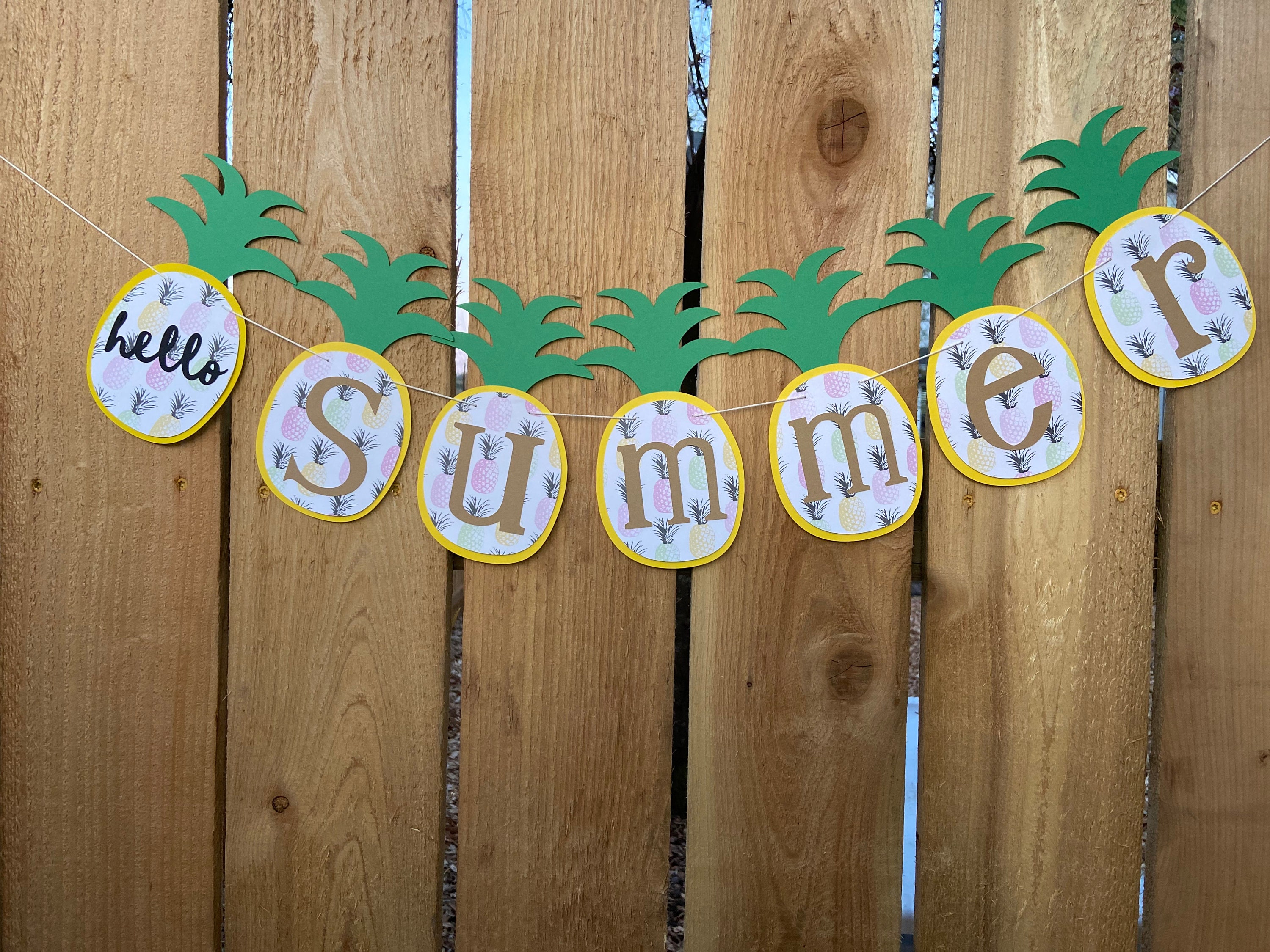 Hello Summer Banner Summer Decoration Summer Banner | Etsy