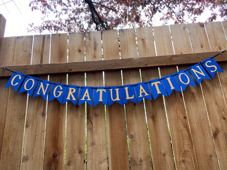 Congratulations Banner Personalized Congratulations Banner | Etsy