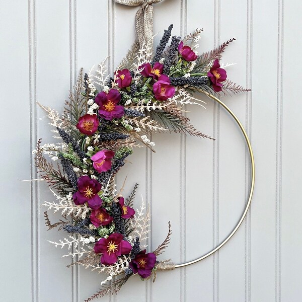 Modern Spring Wreath - Etsy