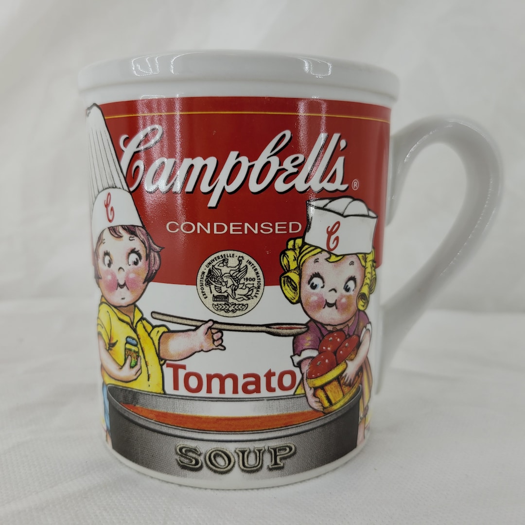Vintage Campbell's Tomato Soup Mug by Westwood With Boy & Girl Kids ...
