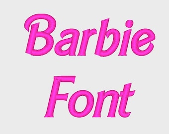 Barbie font | Etsy