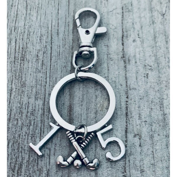Hockey Keychain - Etsy