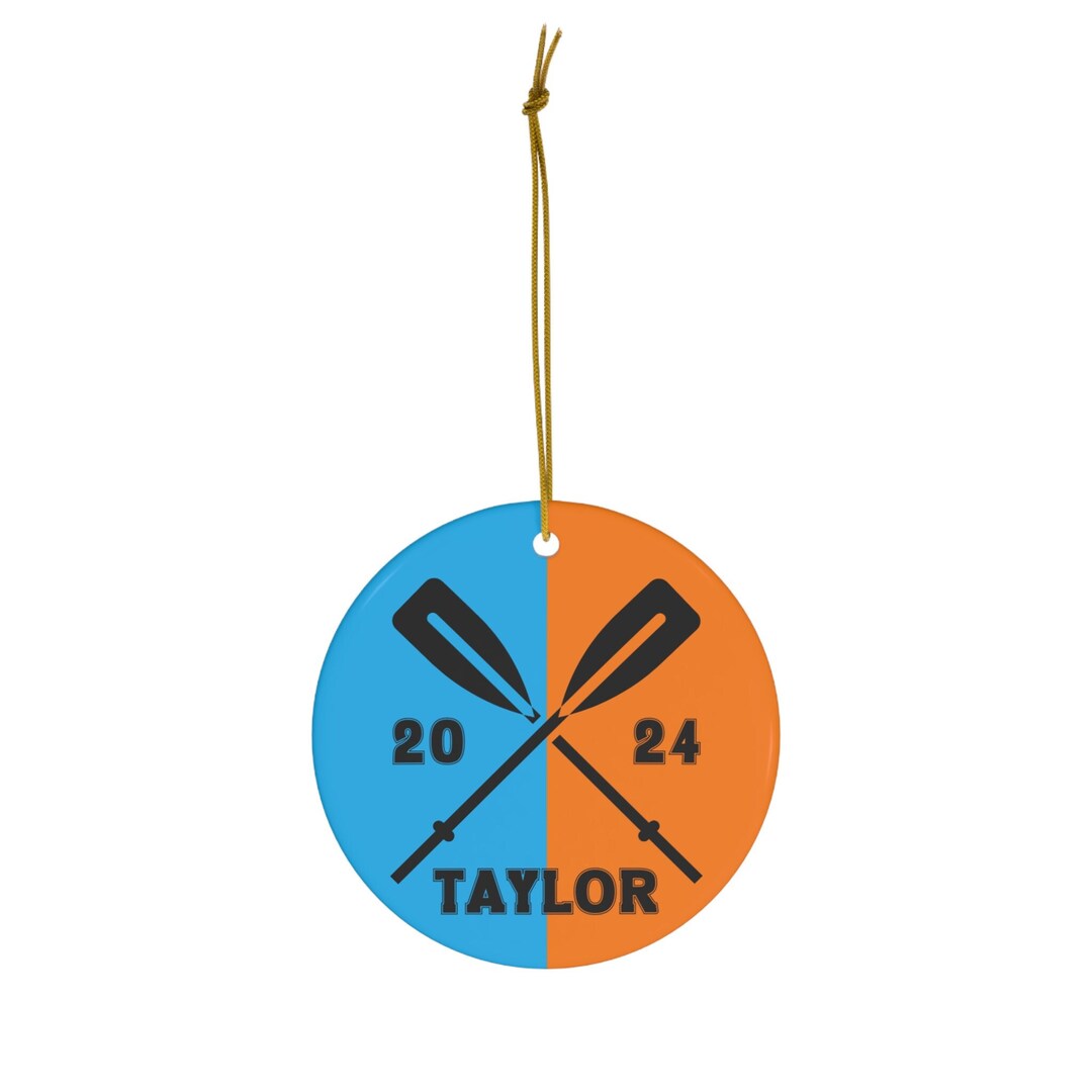 Crew Ornament, Personalized Christmas Ceramic Rowing Christmas Tree ...