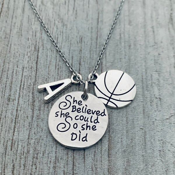 Basketball Necklace - Etsy