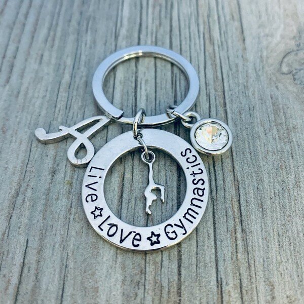 Gymnastics Keychain - Etsy