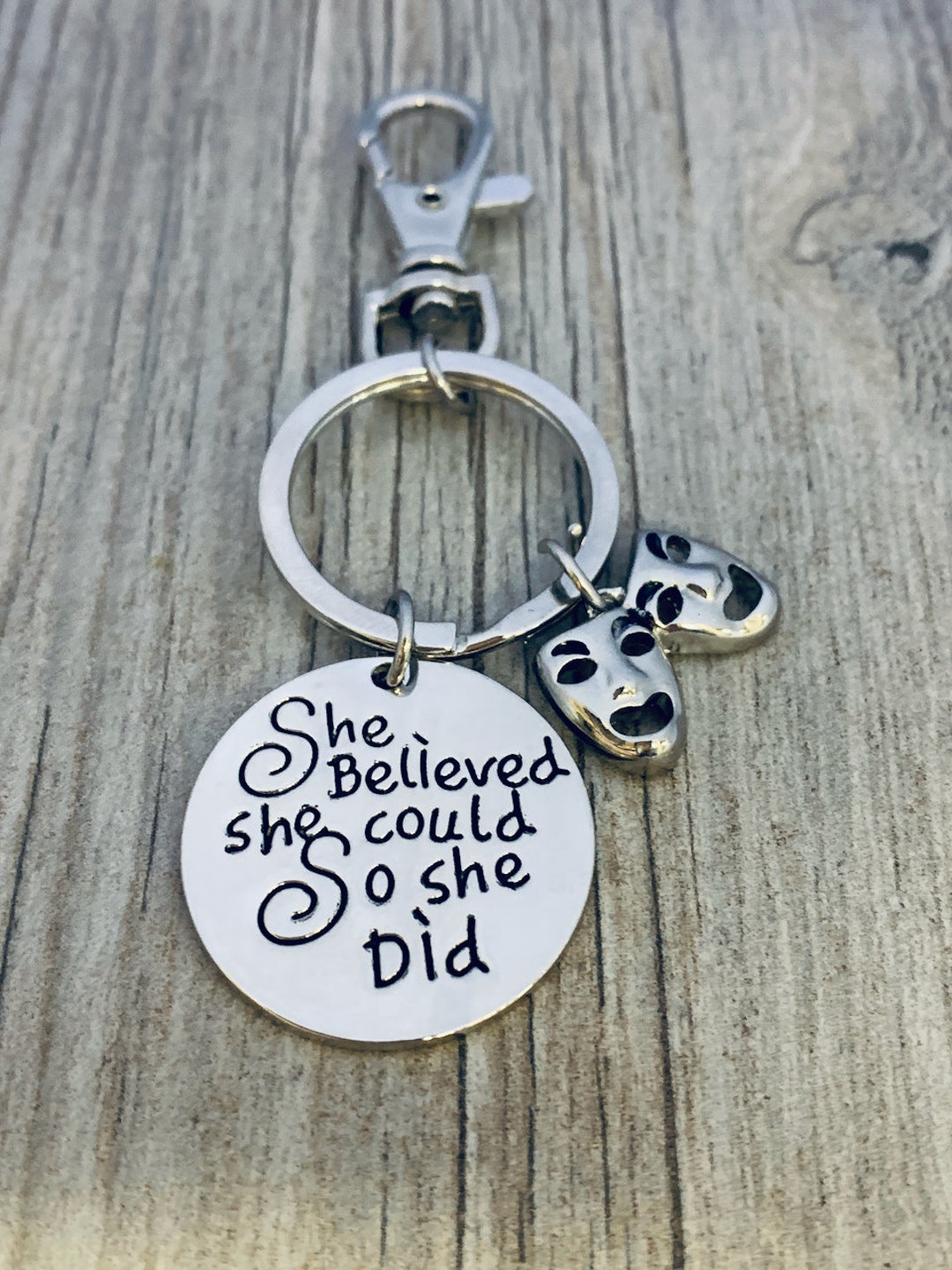 Drama Charm Keychain girls Drama Gift Jewelry Drama Mask Zipper Pull ...