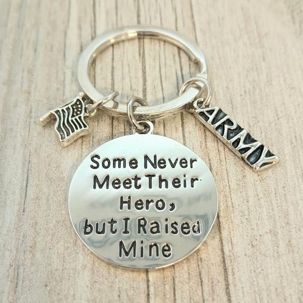 Army Keychain - Etsy