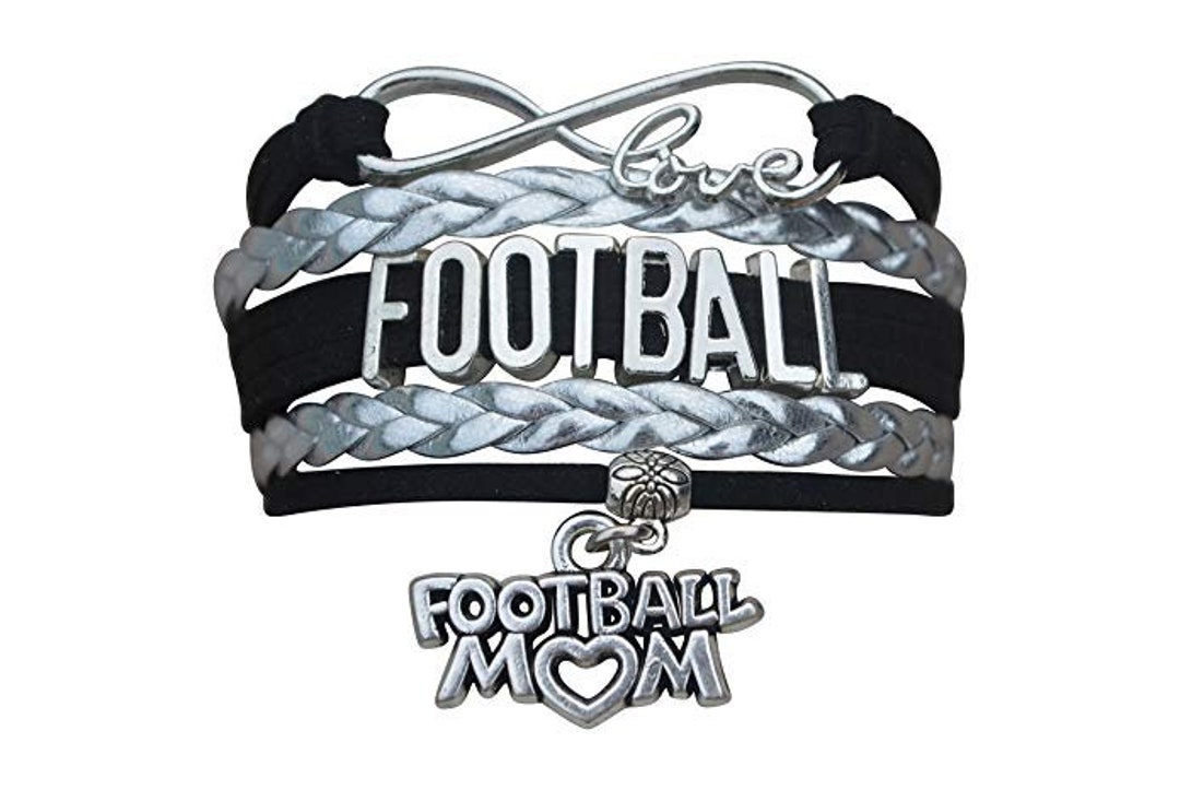 Football Mom Charm Bracelet, Football Mom Jewelry for Women, Football ...
