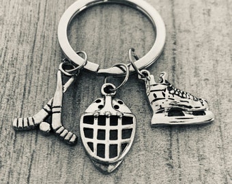 Goalie Keychain | Etsy