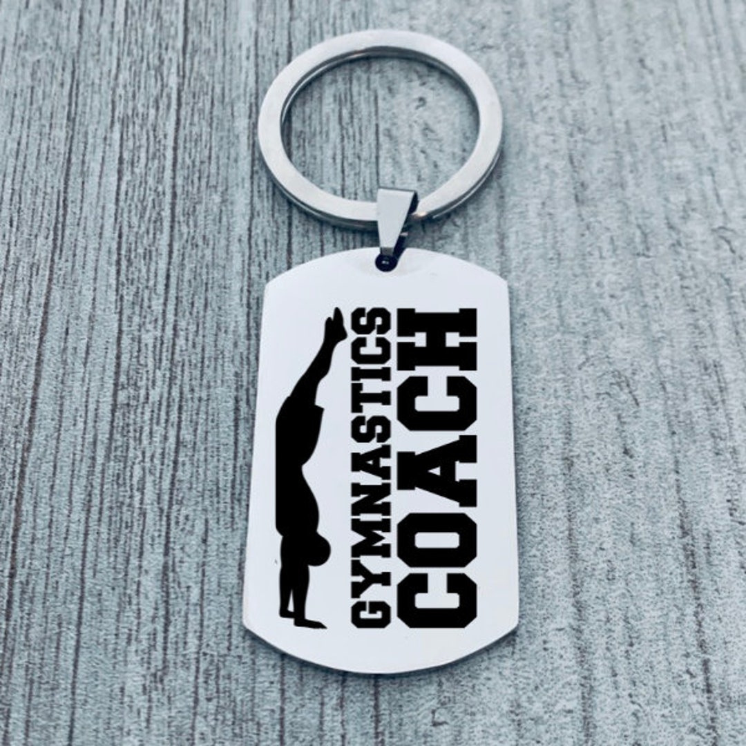 Gymnastics Coach Keychain, Male Gymnastics Keychain, Behind Every ...