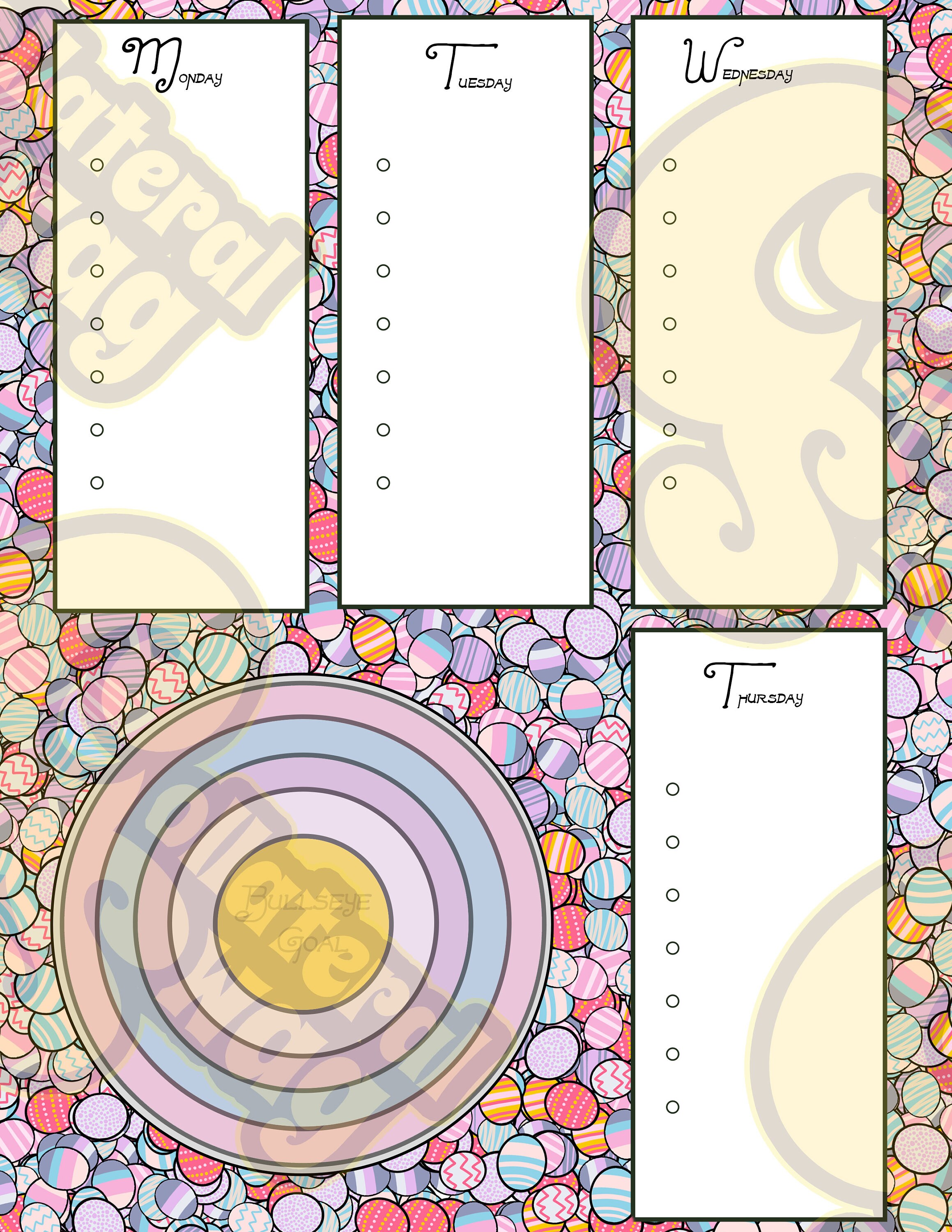 Eggies Printable Bullet Journal Pages - Etsy