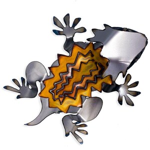 Horned Toad - Torch Cut Copper on Steel Wall Hanging. - Etsy