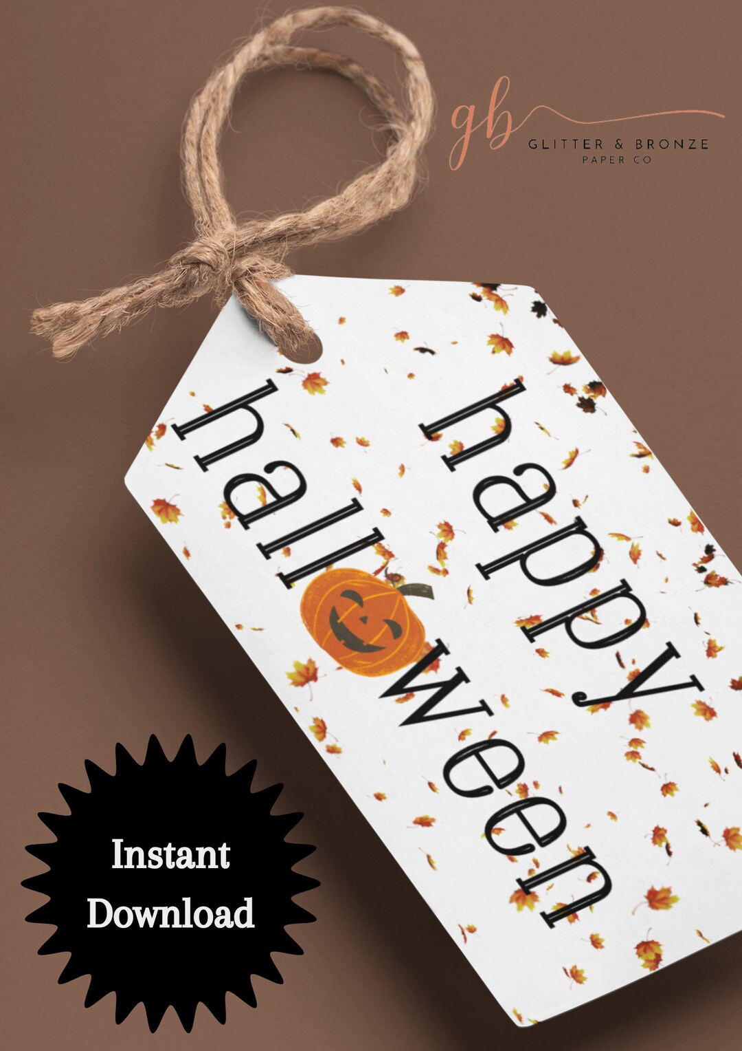 Printable Halloween Favor Tags Gift Tags Trick or Treat Favor Tags ...