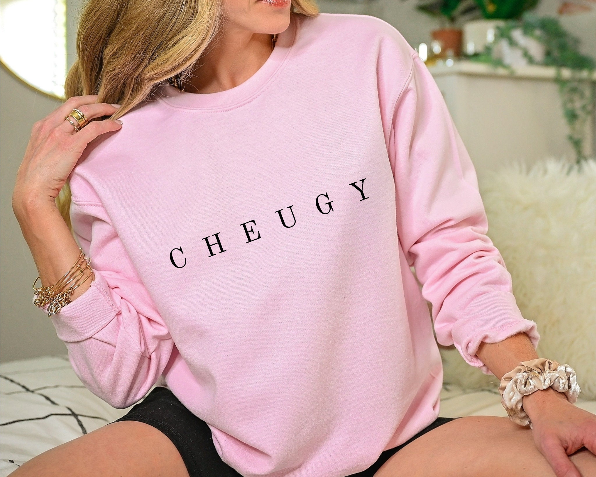 Cheugy Crewneck Sweatshirt, Cheugy AF, Cheug, Opposite of Trendy ...