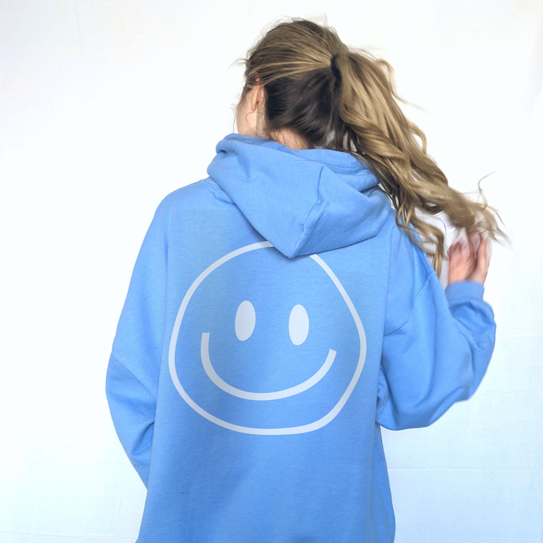 Smiley Face Sweatshirt, Gift, Preppy Sweatshirt, VSCO Sweatshirt, Y2K ...