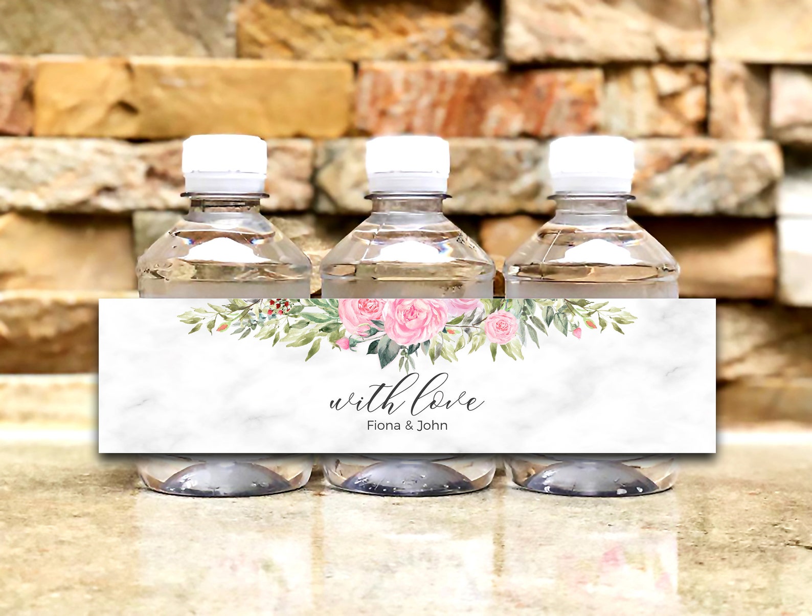 Waterproof Labels Water Bottle Wedding Water Bottle Stickers | Etsy