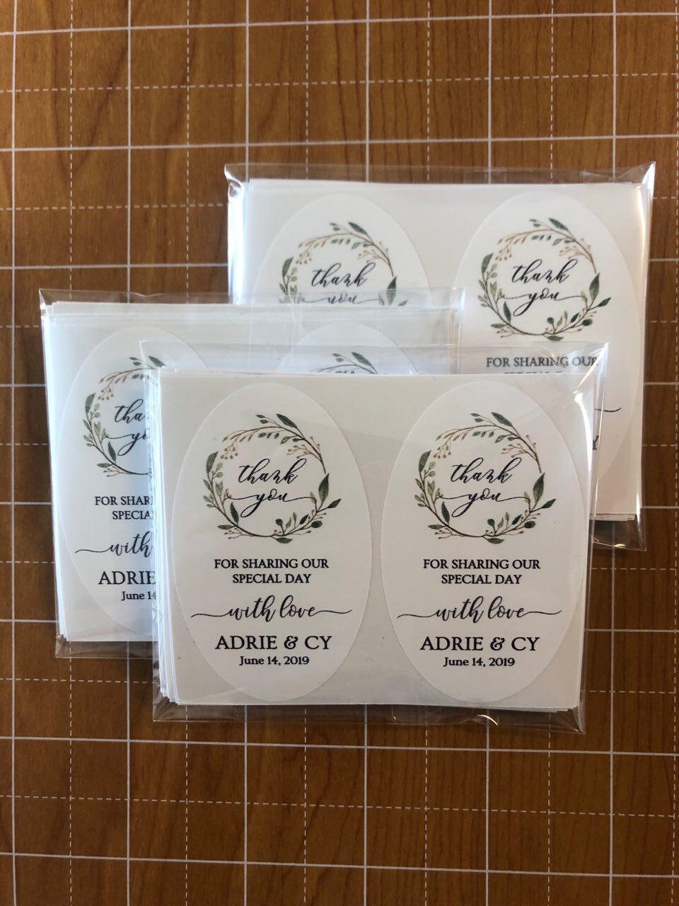 Personalized wedding favor labels Shower Favors Custom | Etsy