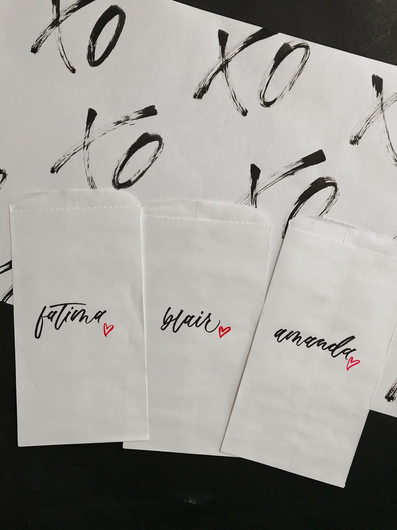 Custom Table Runner Kraft Paper Table Runner Xoxo Table - Etsy