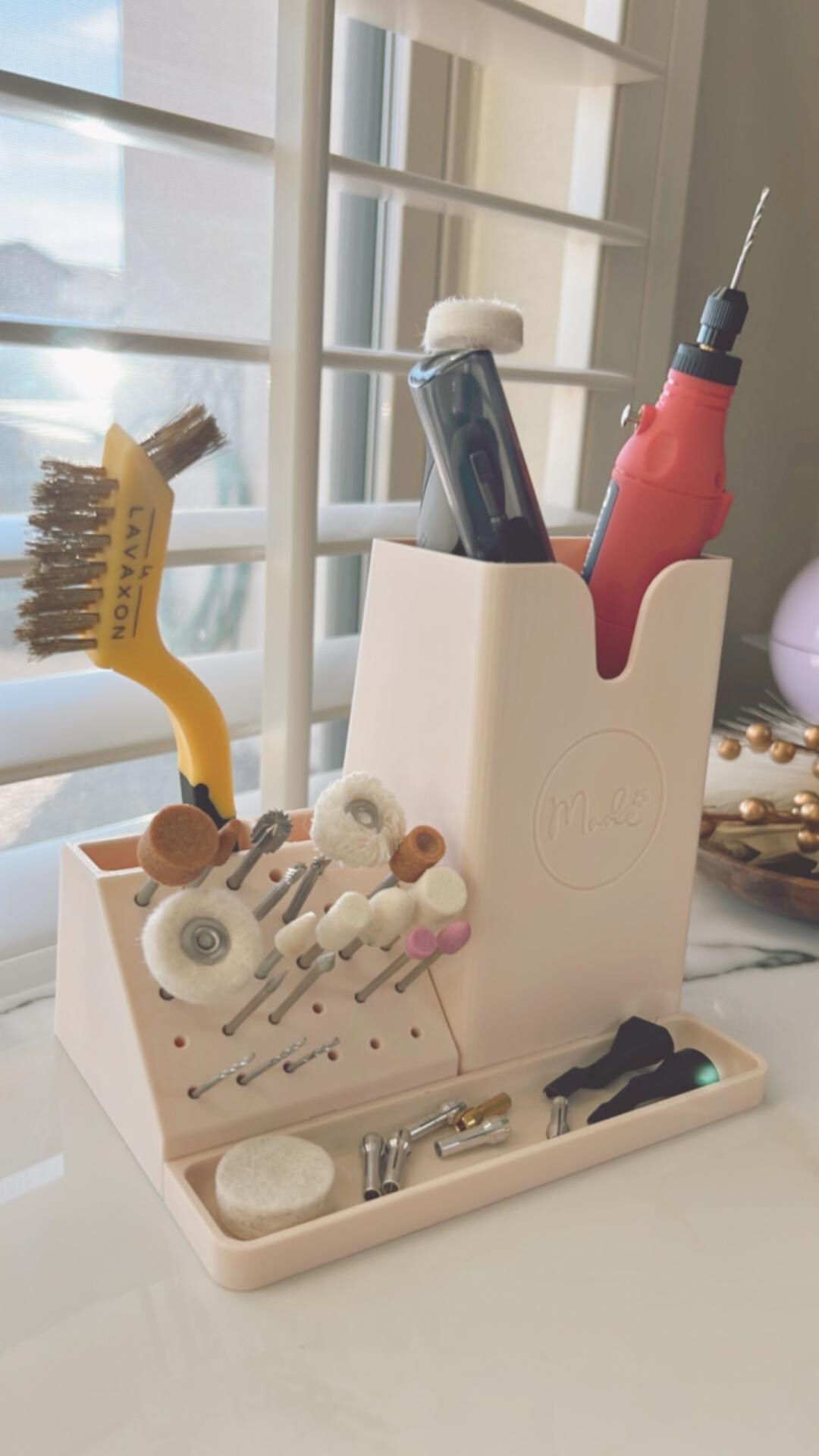 Drill Bit Organizer, Accessory Organizer, Rack for Dremel Bits and ...