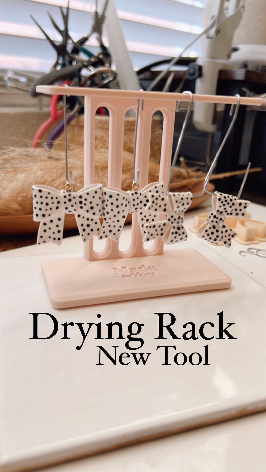 Drying Rack, Clay Cutter, Abstract, Clay, Polymer Clay Cutter 4x4x2 - Etsy