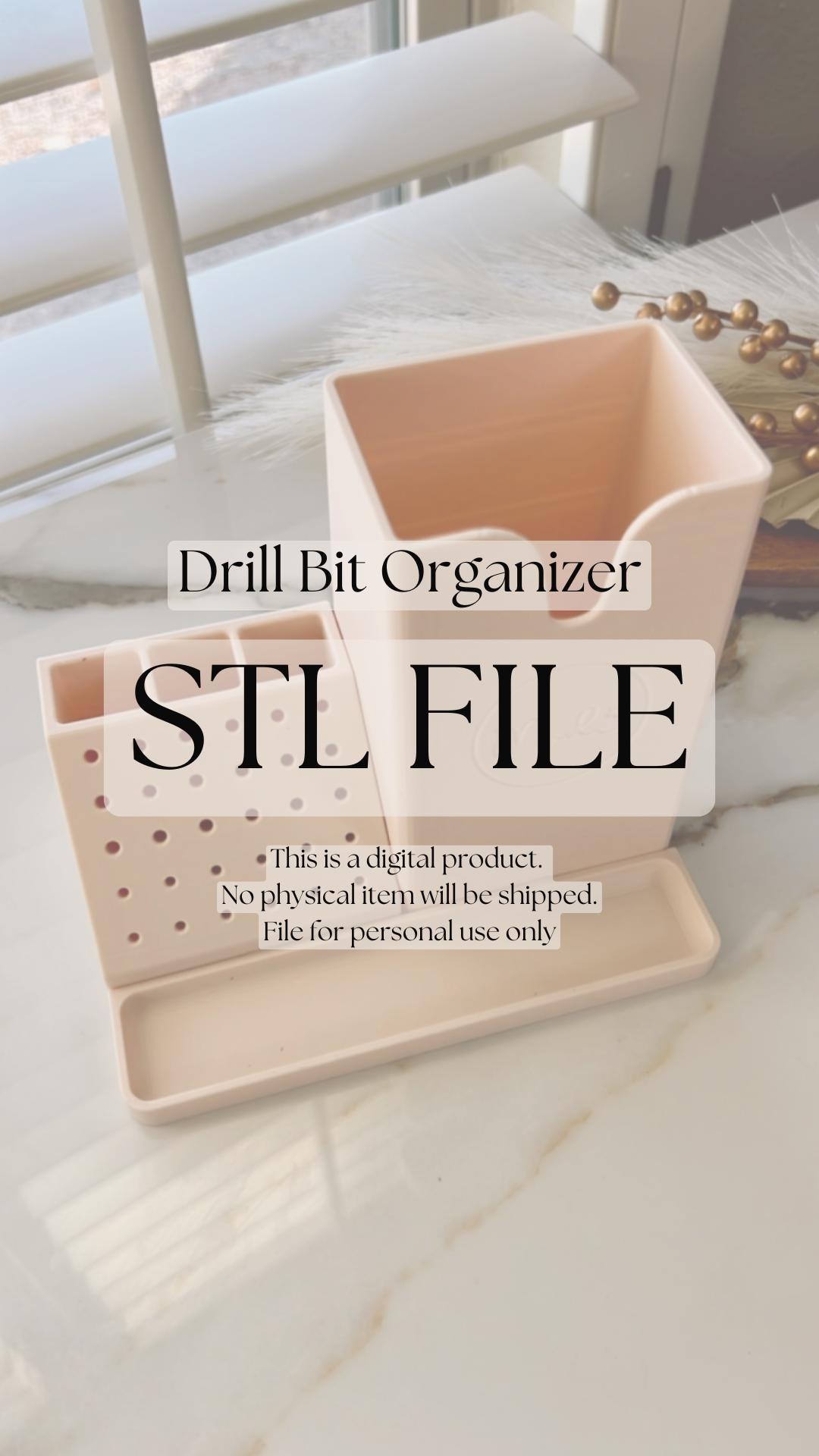 Drill Bit Organizer - STL - Etsy