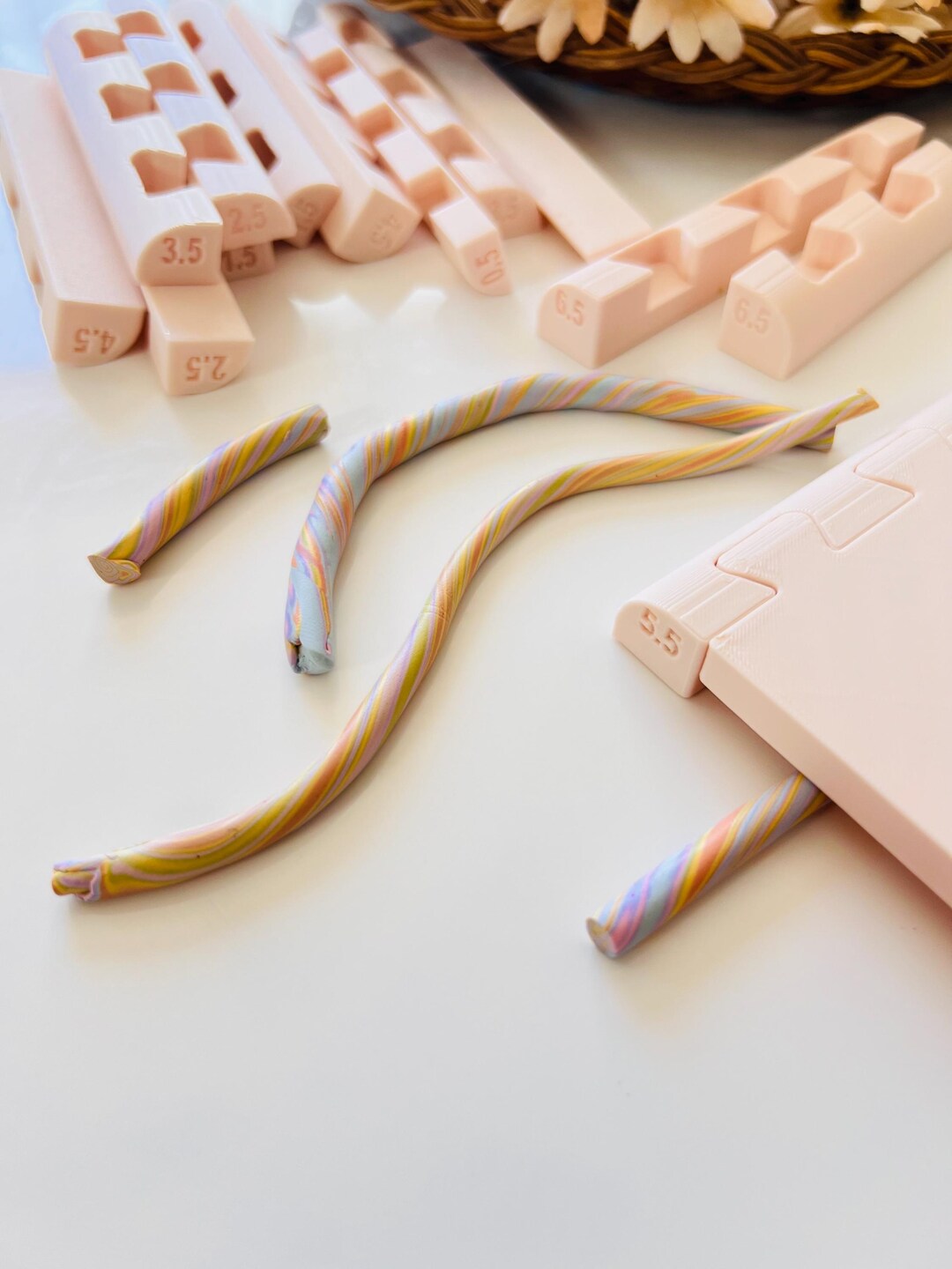 Hoop & Strip Roller Guide | Polymer Clay Tool | Polymer Clay Earrings ...