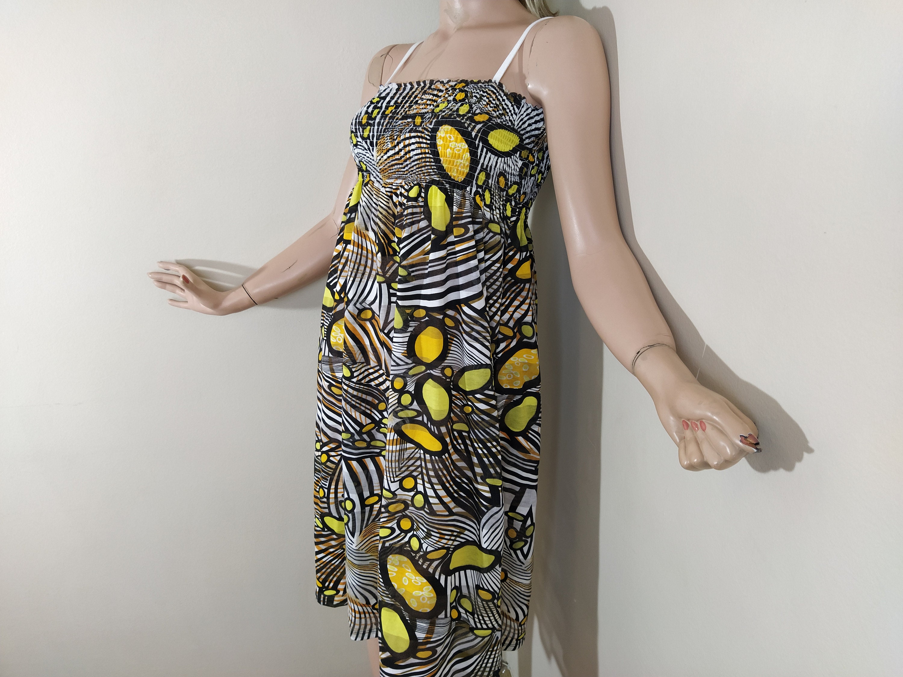 Summer Cotton Dress Women Beach Sundress Tropical Maxi - Etsy UK