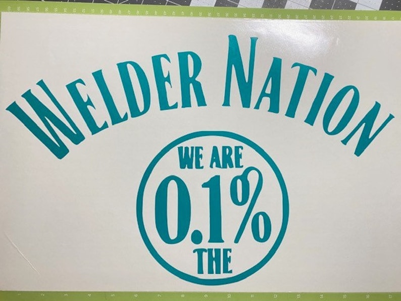 Welder Nation Permanent Vinyl Decal / Sticker (multiple Sizes & Colors ...