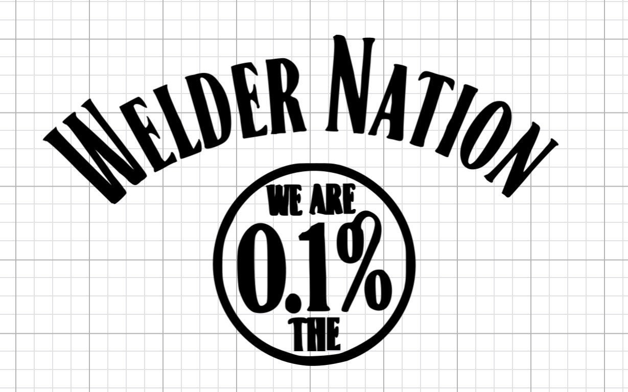 Welder Nation Permanent Vinyl Decal / Sticker (multiple Sizes & Colors ...