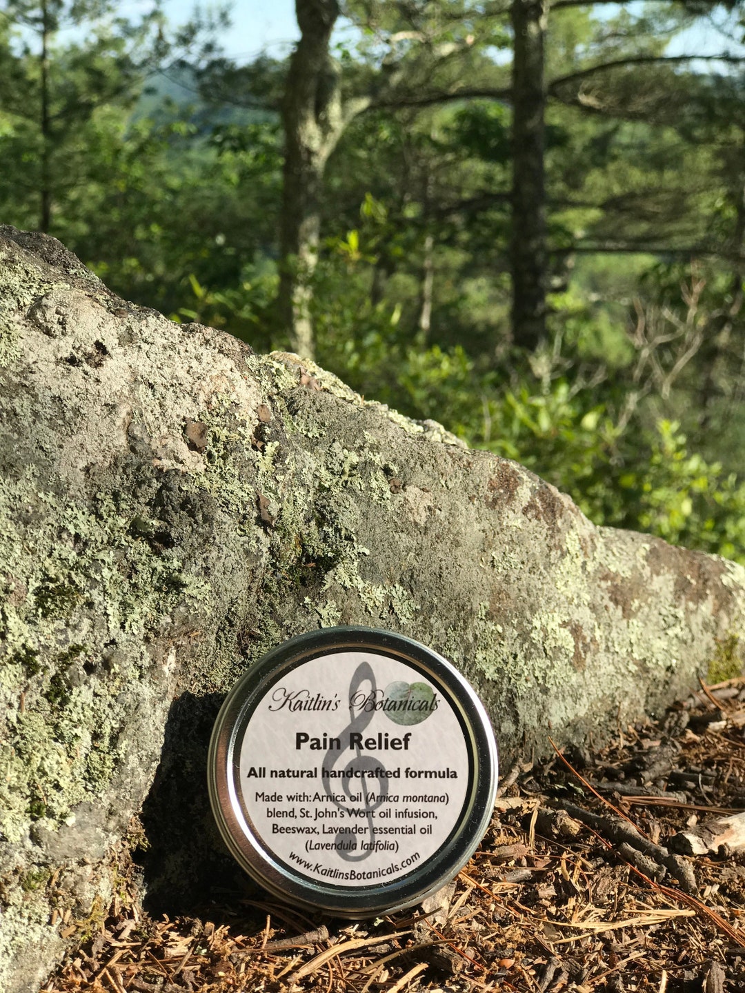 Pain Relief Cream 2 Oz Tin Arnica & St. John's Wort All Natural Formula ...