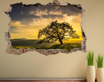 Oak Tree Decal - Etsy UK