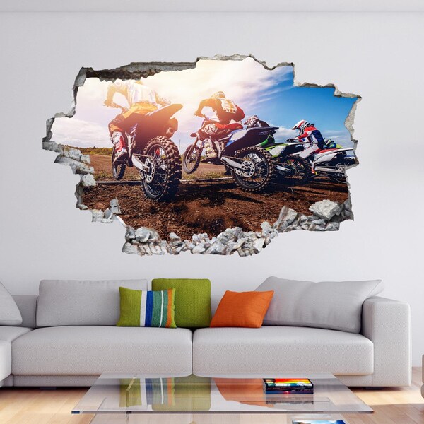 Motocross Wall Decor - Etsy