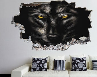 Wolf Eyes Decal - Etsy