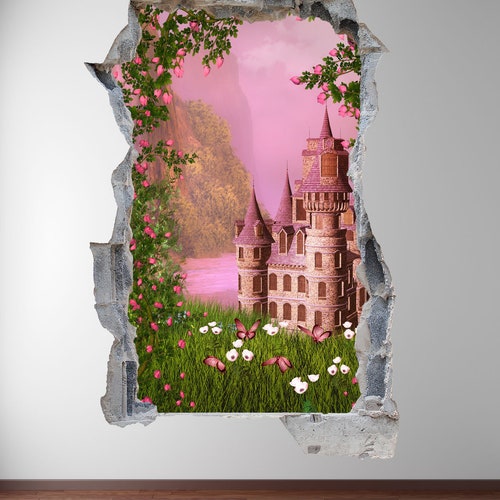 Fantasy Magical Enchanted Forest Wall Sticker Mural Poster - Etsy
