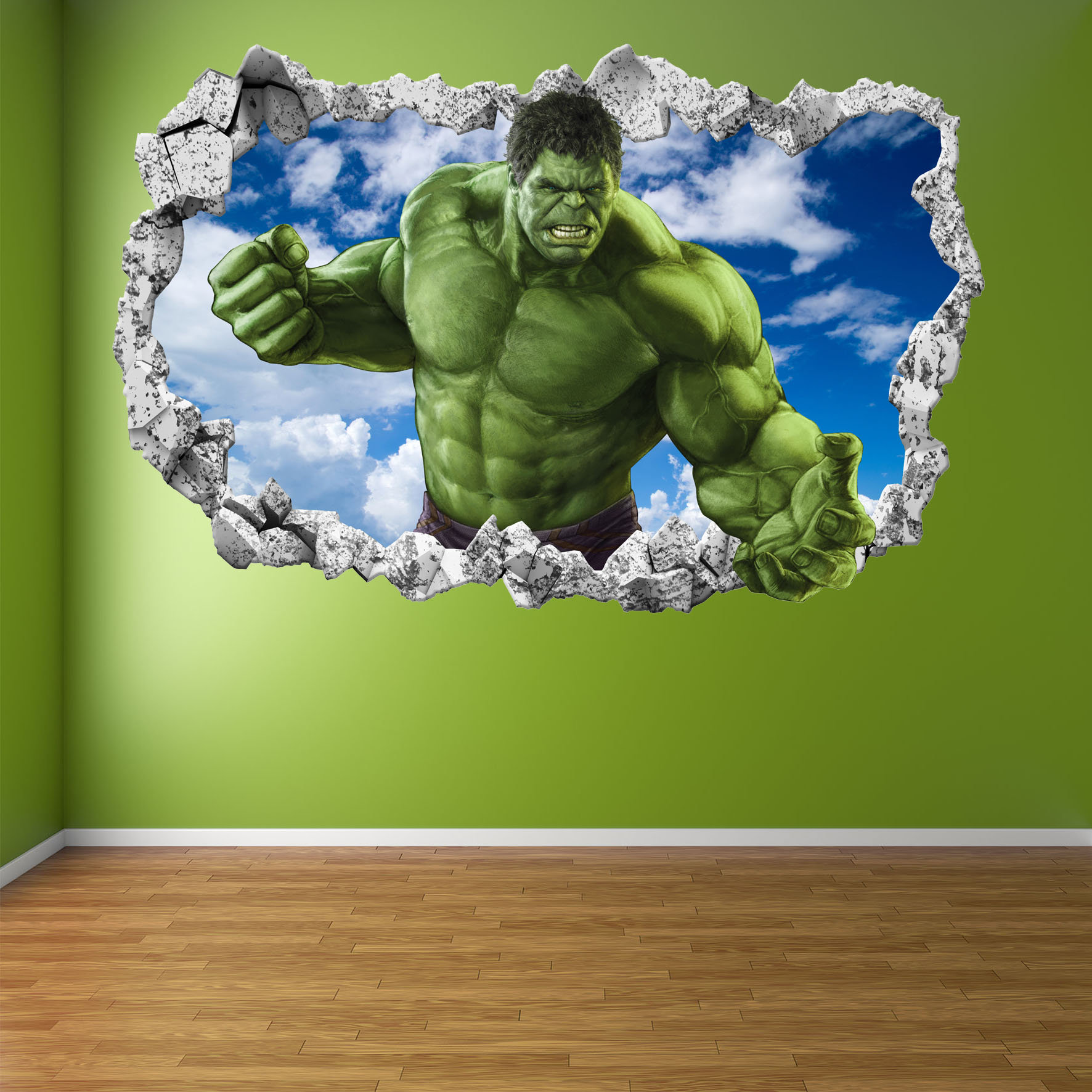 Hulk Superhero Wall Decal Sticker Mural Poster Print Art Home - Etsy