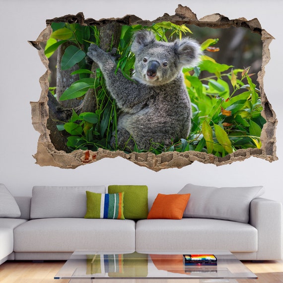 Koala Animal Wall Decal Sticker Mural Poster Print Art Kids Bedroom Home Decor FV25